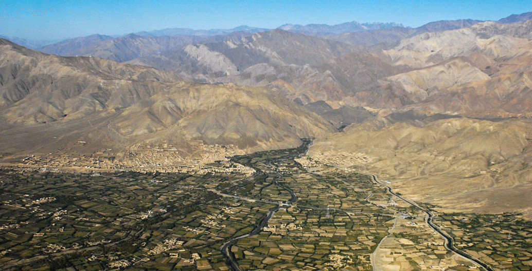 aerial_view_of_charikar_in_parwan_province_near_panjshir - Foreground